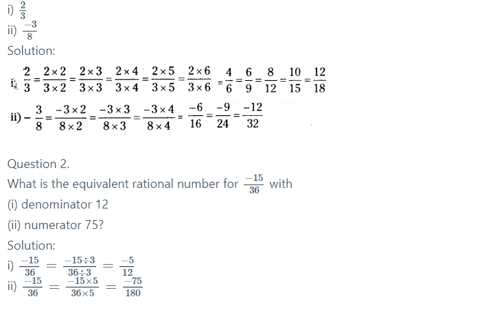 AP Board 7th Class Maths Solutions Chapter 2 Fractions, Decimals and ...