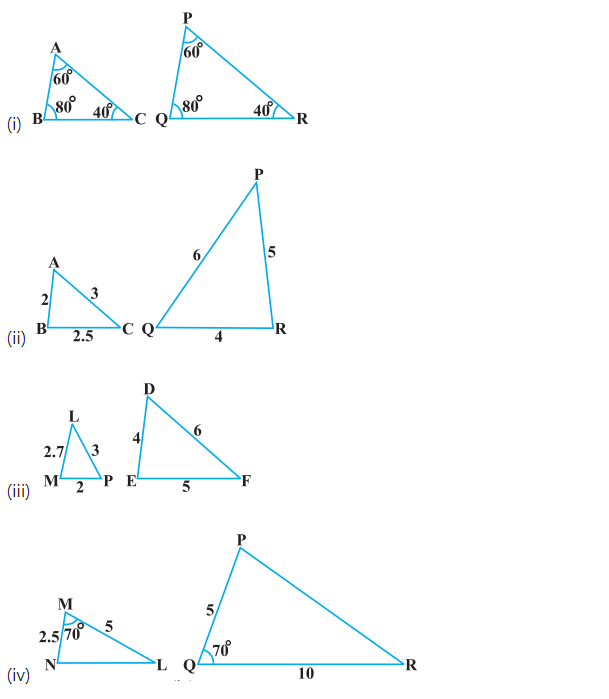 Pseb Solutions For Class 10 Maths Chapter 6 त्रिभुज Ex 63 Sabdekho 9955
